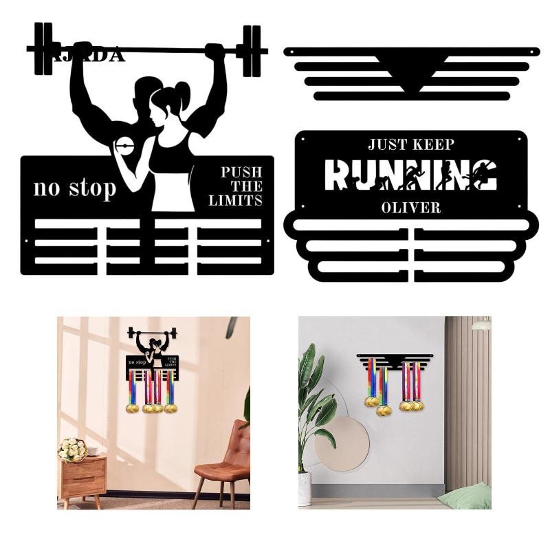 [ Medals Display Hanger Award Ribbon Organizer Runner Iron Medals ...