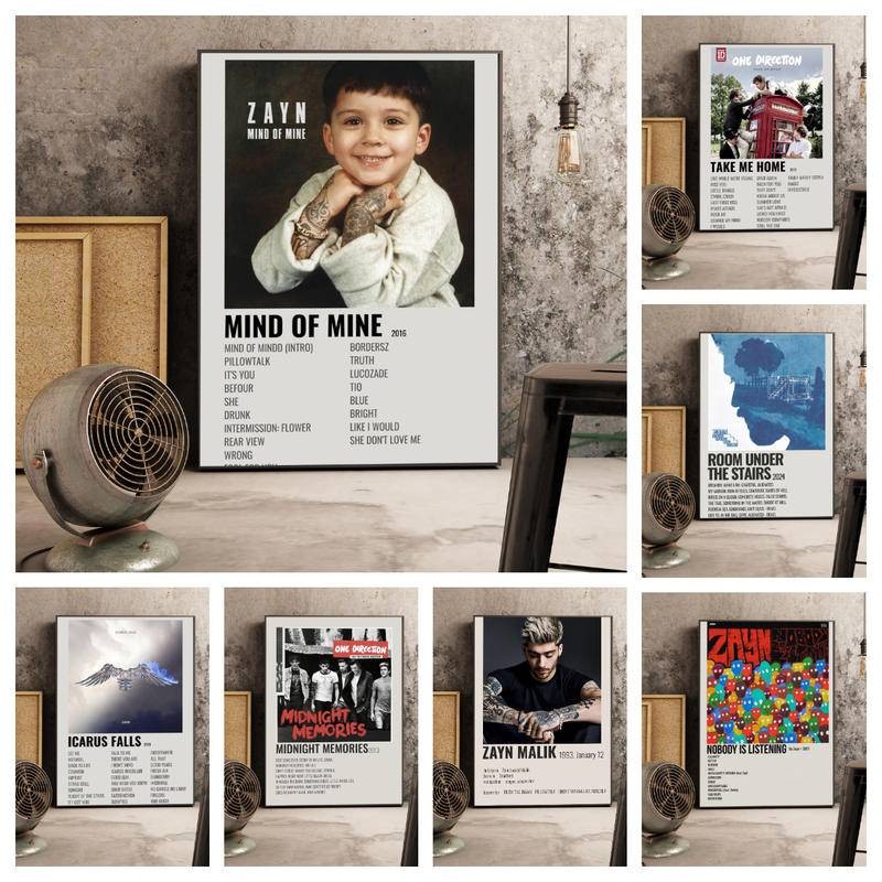 Zayn Malik -Mind of Mine Icarus Falls Music album cover canvas print posters art work | Shopee ...