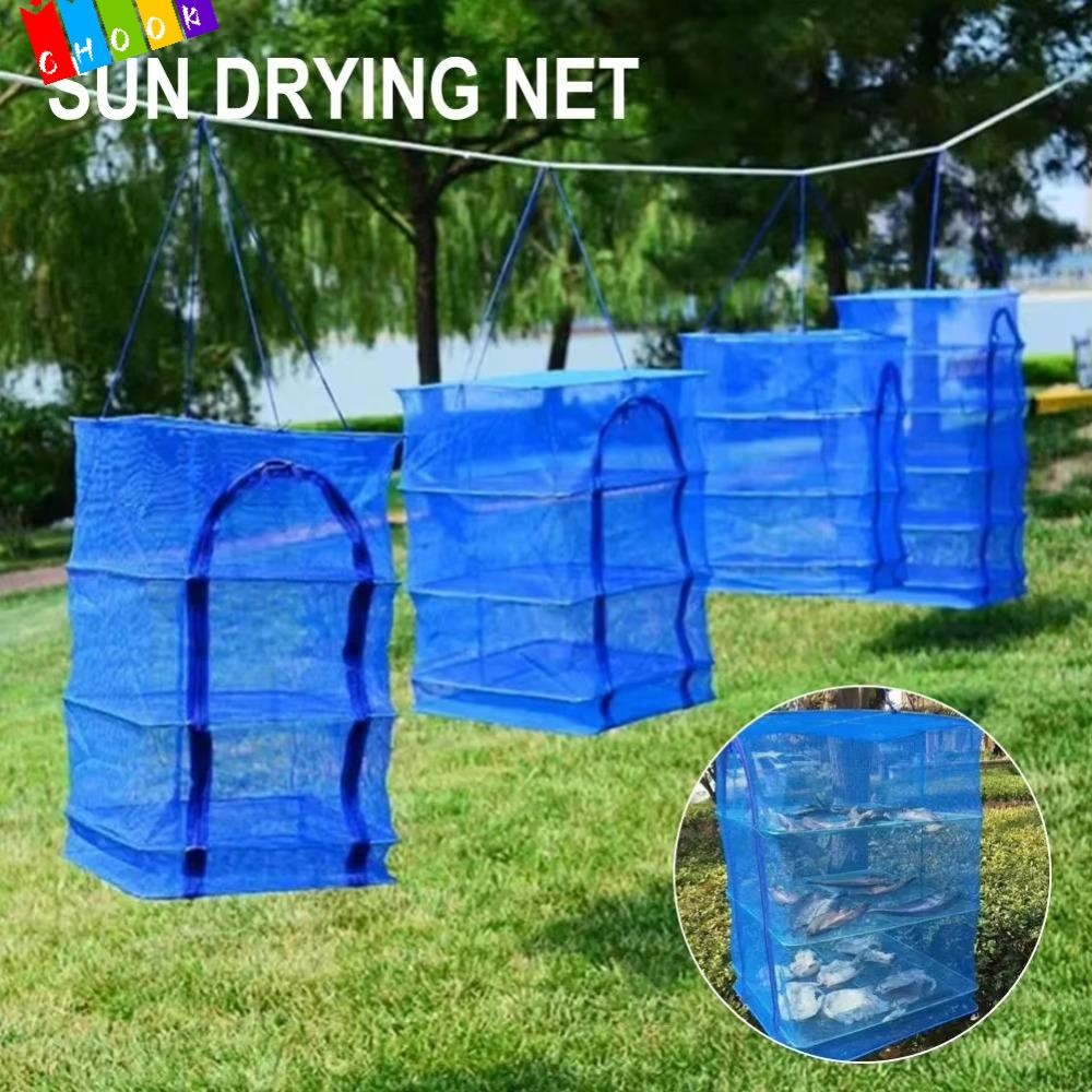 CHAAKIG Food Drying , Hanging Foldable Drying Fishing Nets ...