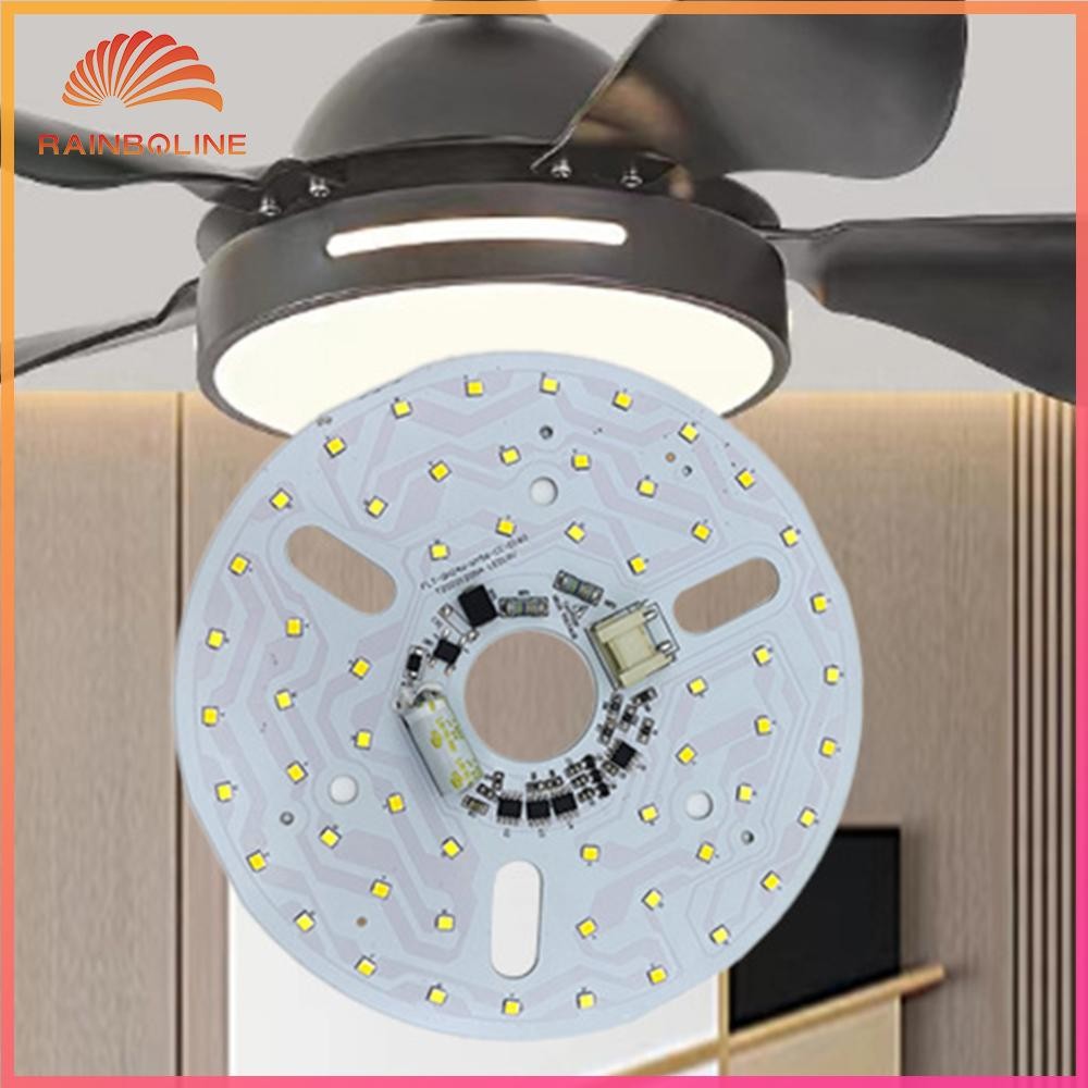 (rain) 3.9/4.9/6.2 Inch Dimmable Ceiling Fan Lights Replacement Panel ...