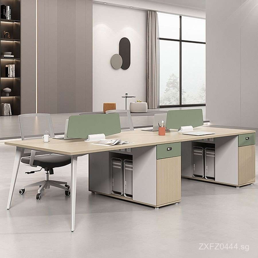 Modern Furniture Employee Single Desk Simple Partition Workstation Two ...