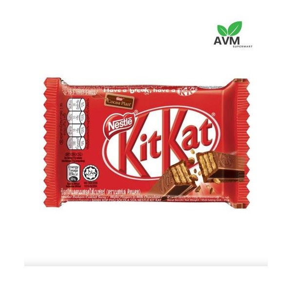 Kit Kat 4 Finger Milk Chocolate Bar 35g | Shopee Singapore