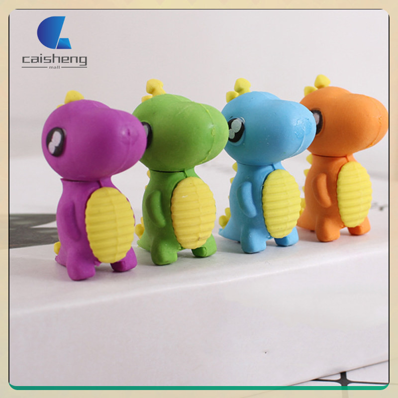 48 Pcs Animal Erasers Baby Dinosaur Toy Fun Mini Dinosaurs Pencils for ...
