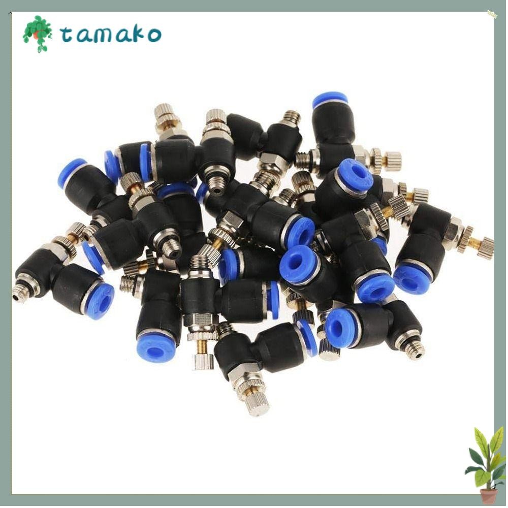 TAMAKO 20Pcs Air Flow Speed Control Valve, Tube M5 Pneumatic Push To Connect Fittings, Pipe ...