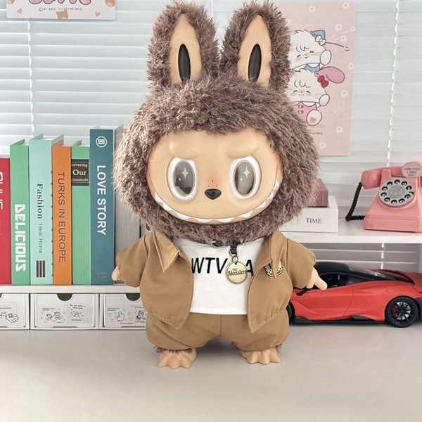 labubu labubu v2 clothes Zimomo Leader 58cm Lolo College Suit Vinyl ...