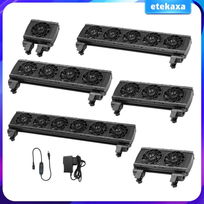 [Etekaxa] Aquarium Chiller Tank Cooling System Cooling Fan Water ...