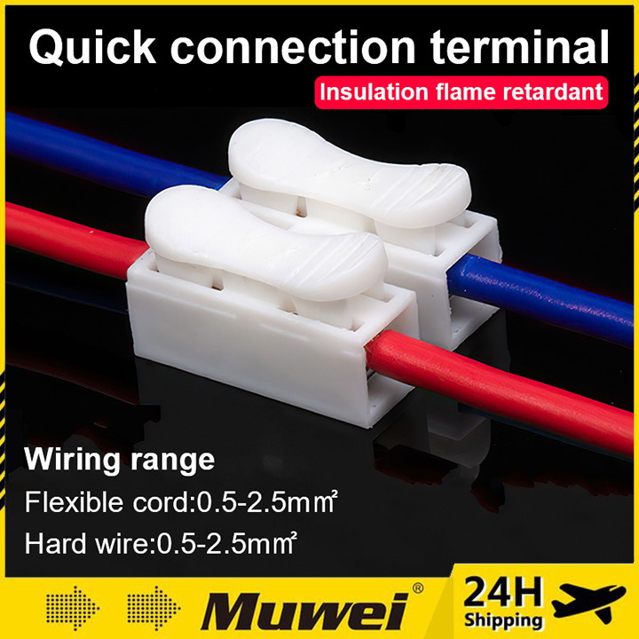 Fast Wire Connector Clip Electrical Cable Connector Reusable Terminal ...