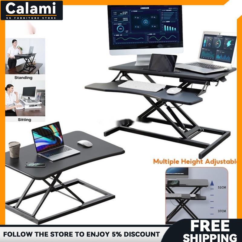 Ergonomic Standing Desk Lifting Table Converter Two-tier Height ...