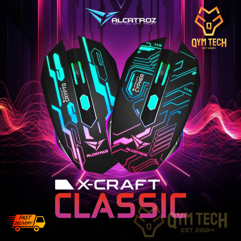 Alcatroz X Craft 2400 CPI Gaming Mouse | Shopee Singapore