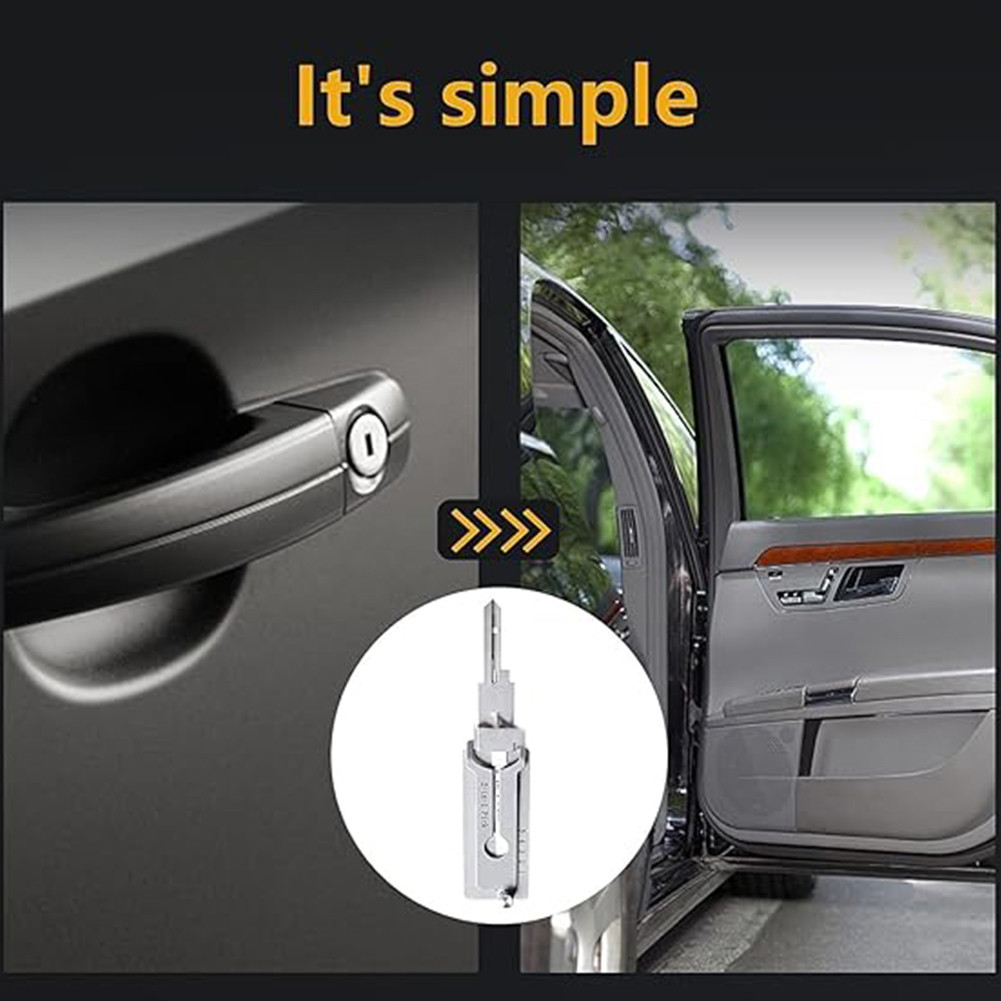 [cozyroomss.sg] Stainless Steel Key Decoder Hook Tool Pickup Hand Tool ...