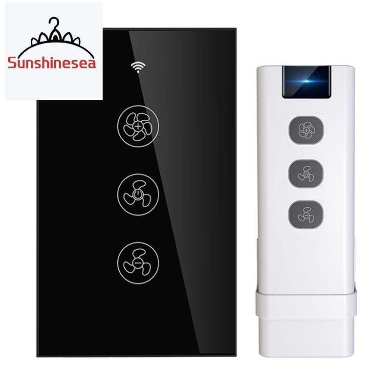 WiFi Smart Ceiling Fan Switch Smart Life/Tuya App Control Wireless ...