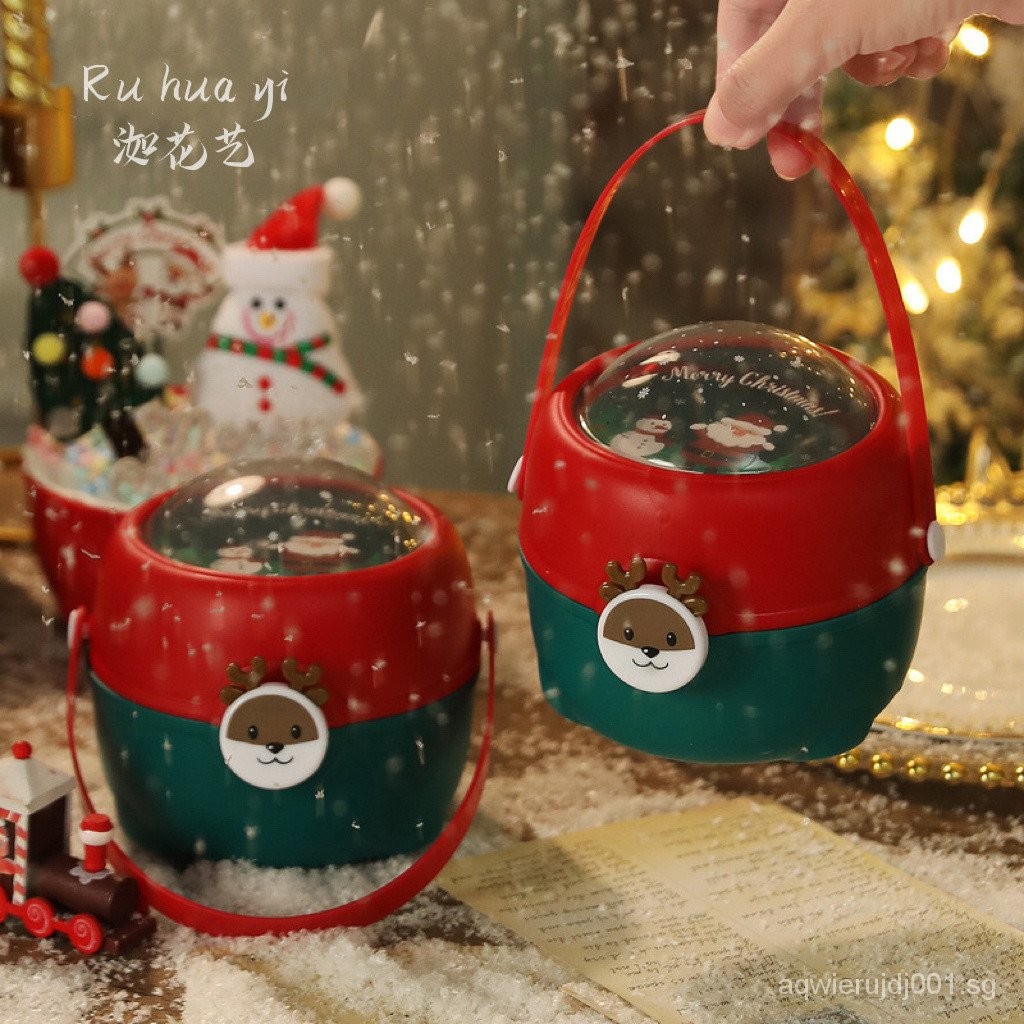 Christmas Apple Box Christmas Eve Christmas Eve Fruit Gift Box Portable ...