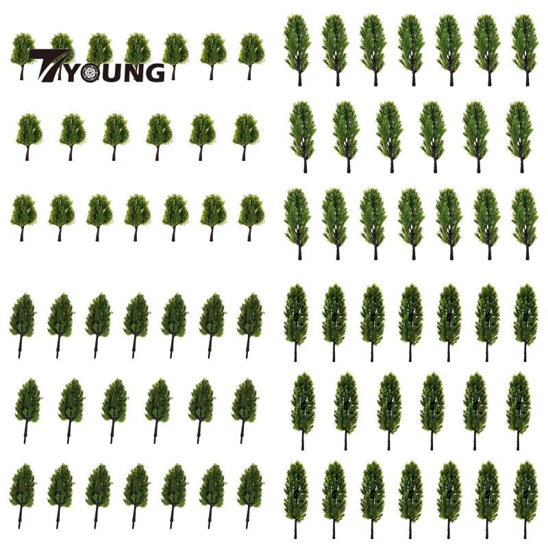 [Available] 20 Pieces Model Trees HO Scale Trees Photo Prop Layout ...