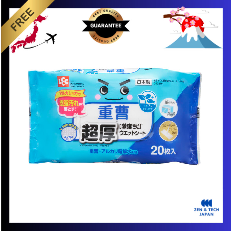 LEC Baking Soda Super Thick Wet Sheets 20 Sheets (Baking Soda ...
