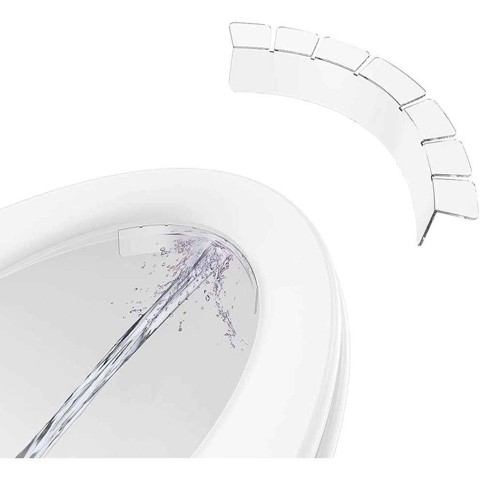 Toilet Seat Splash Guard Transparent Potty Training Potty Splash Guard ...