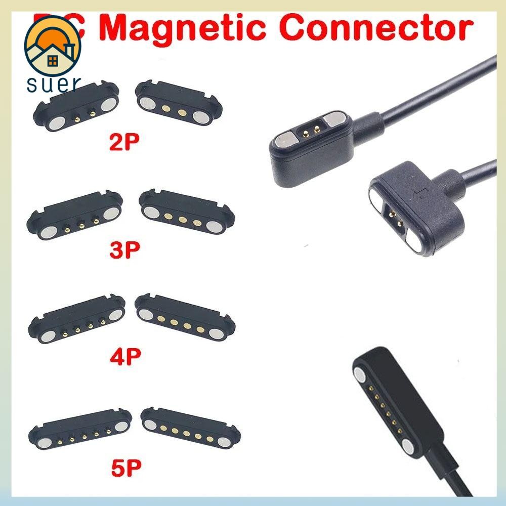SUERHD Pogopin Magnetic Connector, High Current 2Pin 3Pin 4Pin 5Pin DC ...