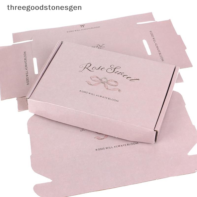 [threegoodstonesgen] 1 Pcs Bow Simple Packing Courier Box Recyclable ...