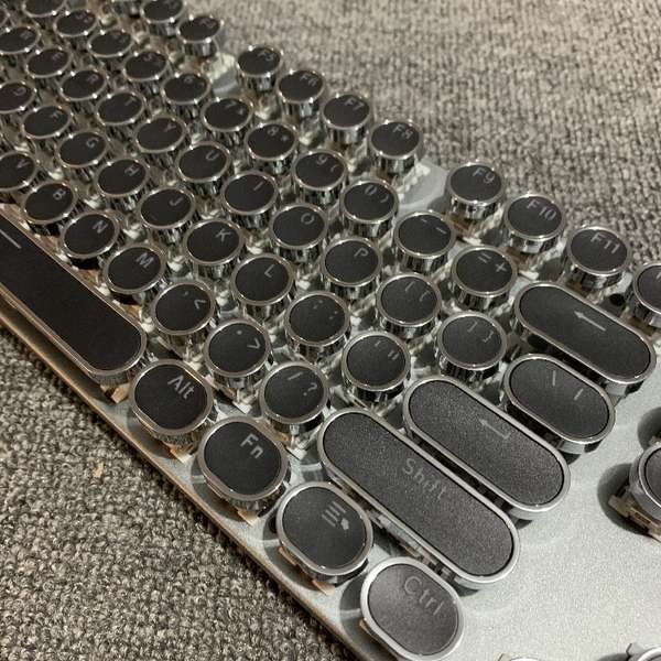 keycaps Mechanical Keyboard Plating Punk Keycaps Round Square Flat ...