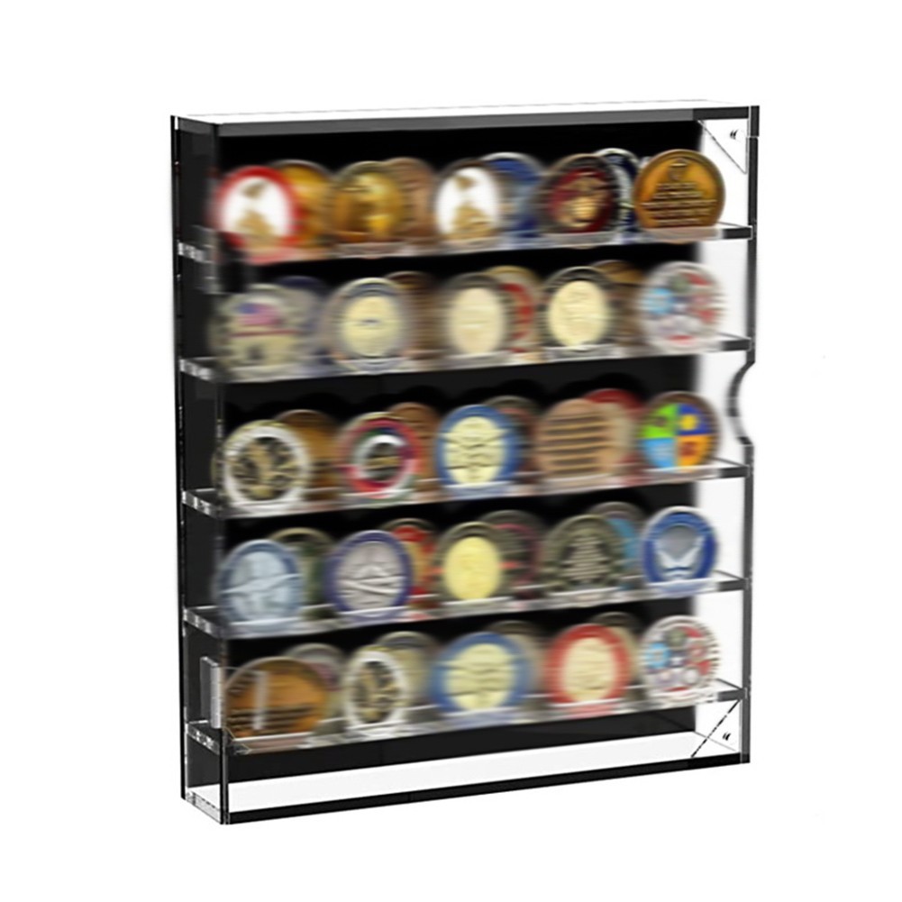 Badge Collection Display Cabinet Standard Coins Definition Transparency ...
