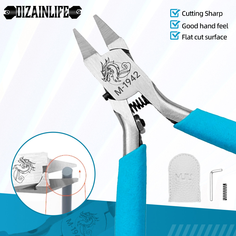 MJL M-1942 Model Nippers Ultra-Thin Single-Edged Gundam Model Building ...