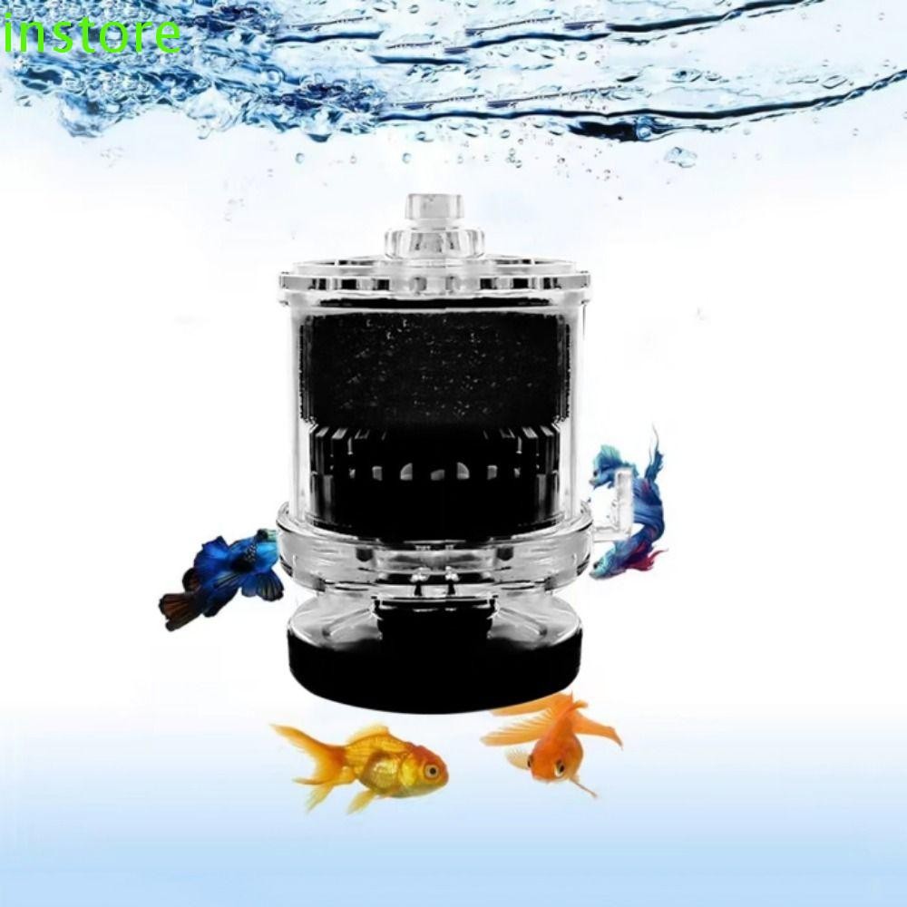 INSTORE Fish Tank Filter, Mini Ultra Silent Fish Tank Aerator, Fish ...