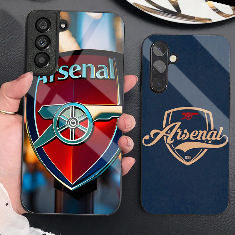 Arsenal 12 tempered glass Phone Case For Samsung Galaxy S9 Plus S10 ...