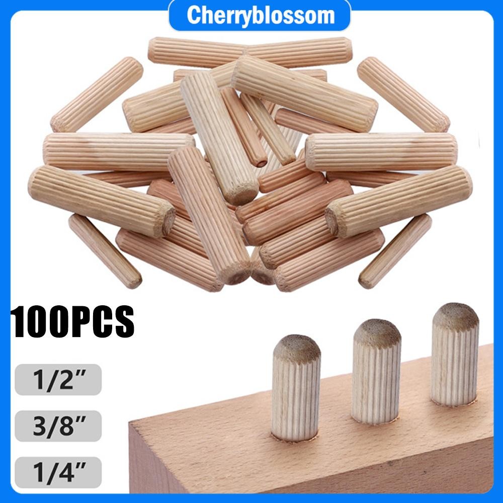 Multi-functional Wooden Dowel Cabinet Drawer Fluted Wood Craft Pins ...