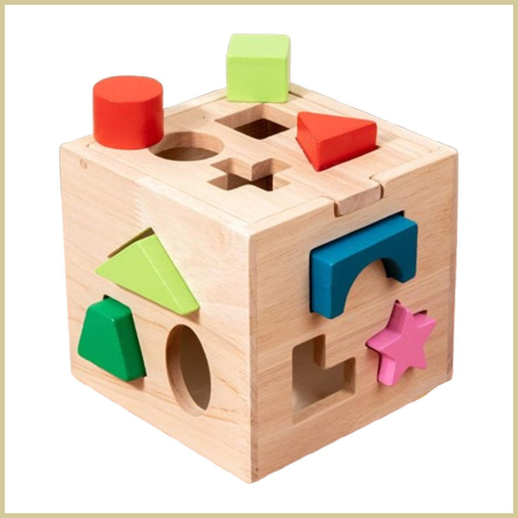 Shape Shifting Box Blocks Sorter Toy Sorting Cube Fine Motor ...