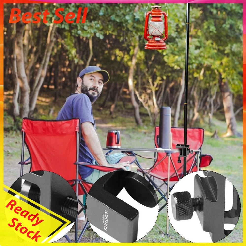SUNDICK Light Stand Table Clamp Light Pole Stand Adjustable for Lantern ...
