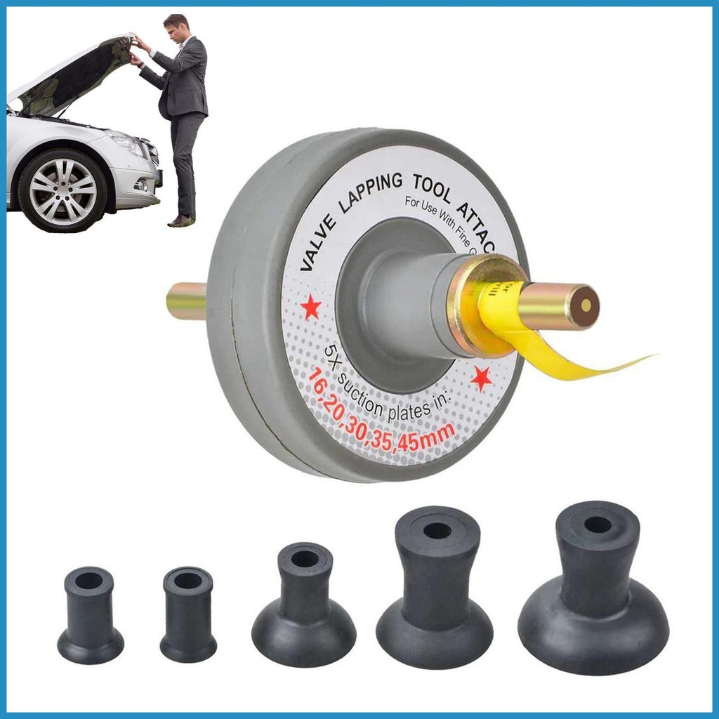Lapping Tool 6x Valve Lapping Attachment Tool with 5 Suction Plates ...
