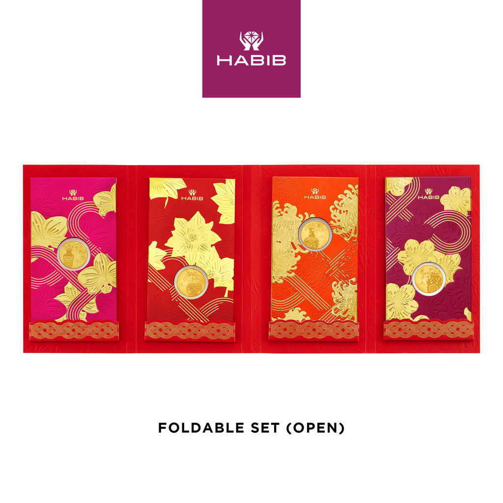 HABIB Four Seasons Collection Set | 999.9 Gold Wafer Coin (0.80g) | Shopee Singapore