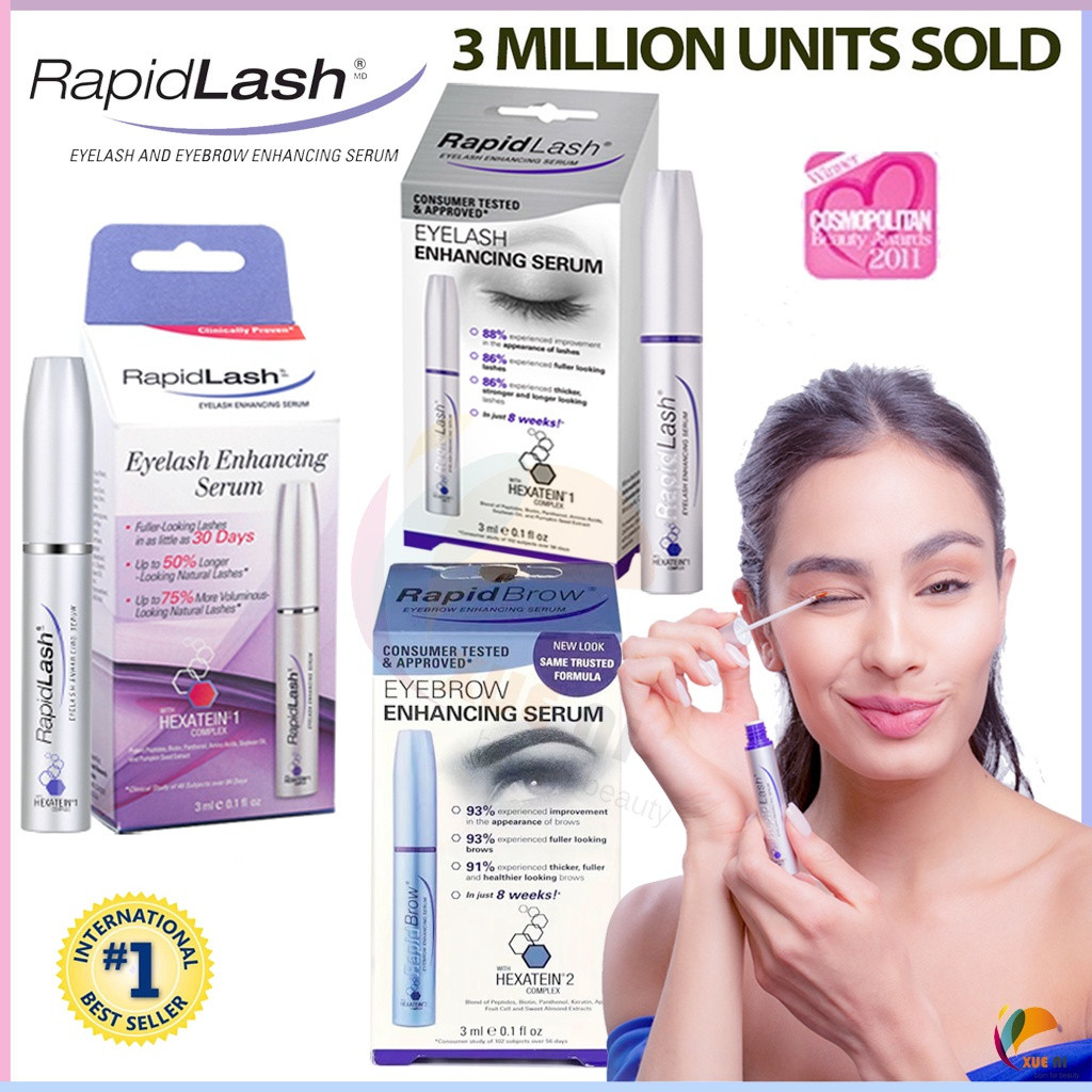 AUTHENTIC USA RapidLash Eyelash Enhancing Serum Extend Lash /RapidBrow ...