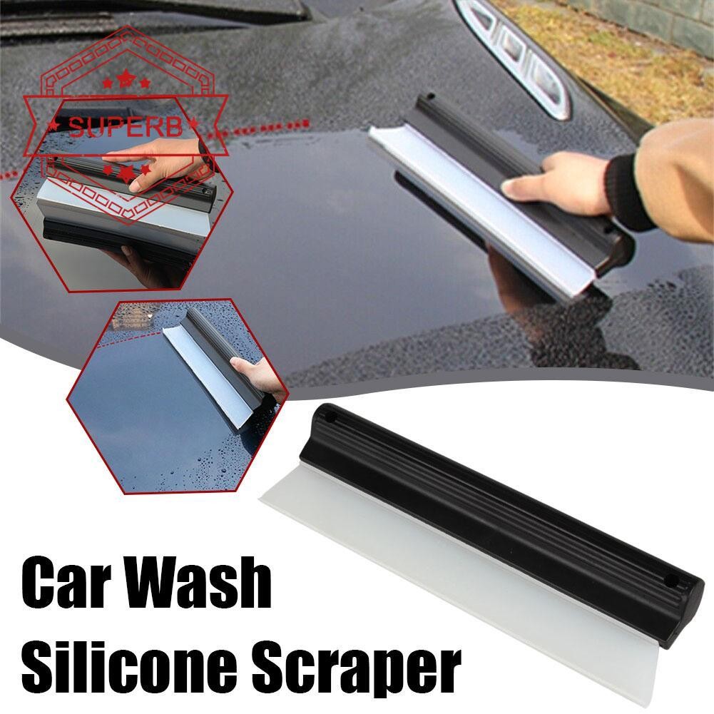 Non Scratch Soft Silicone Scraper Car Wash Scraper Wiper Cleaning Car ...