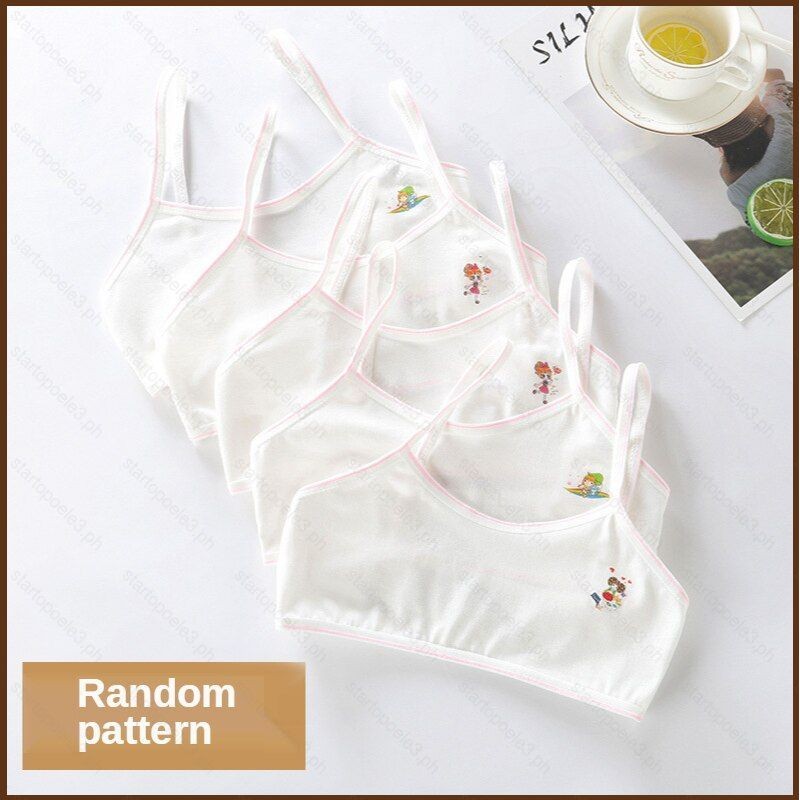 ST3 8-12yrs Girl Bra Plain White/Cartoon Baby Bra for kids TS3 | Shopee ...