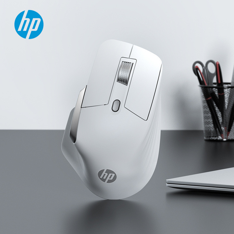 HP Wireless Bluetooth Mouse Ergonomic Design Office Light Tone Mouse ...