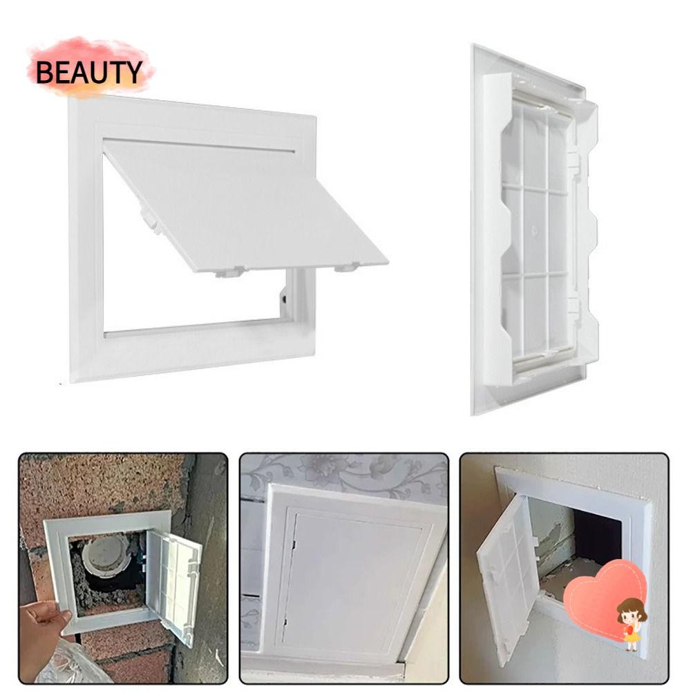 BEAUTY Access Panel Door, White Plastic Opening Flap Cover Plate ...