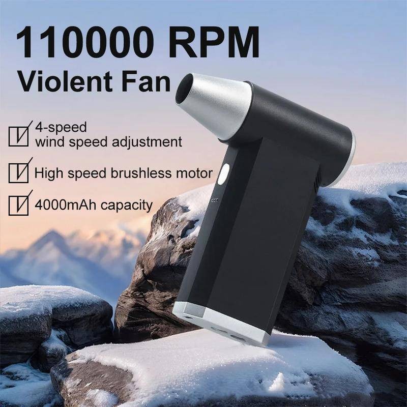 Mini Turbojet Fan 110,000RPM Power Blower High Speed 4 Speed Duct Fan ...