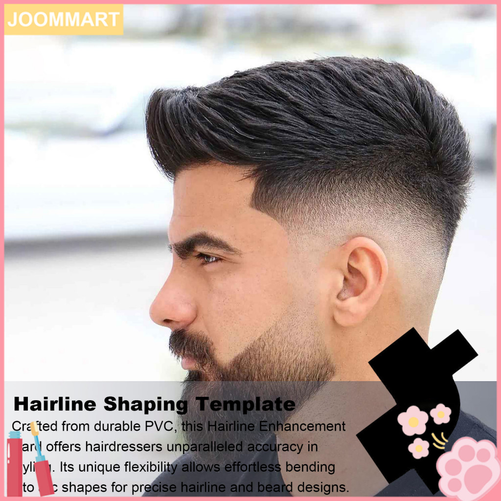 [Jm] Hairline Shaping Card Hair Styling Card Beard Lineup Shaping Tool ...