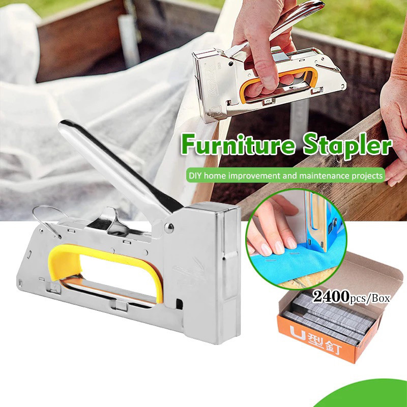Heavy Duty Stapler Gun Powerful Tacker R23-1008F Fastening Stapling ...