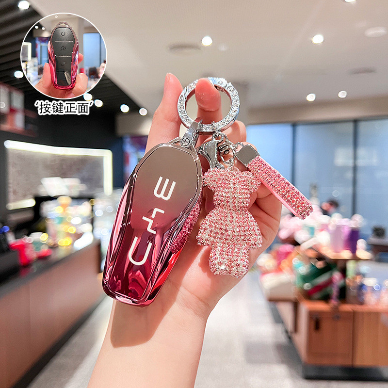 Applicable to BYD car key cover ATTO 3 Dolphin SEAL car keychain car ...