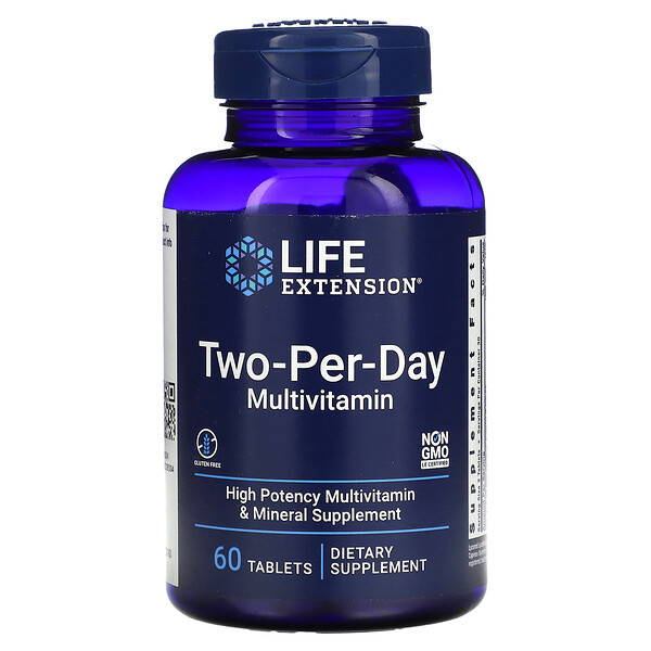 Life Extension, Two-Per-Day Multivitamin, 60 Tablets | Shopee Singapore