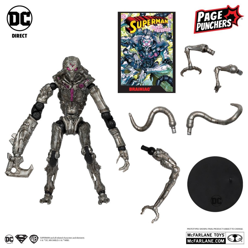 Immediate Shipping 23cm Superman Figure Brain Demon General Zode Batman ...