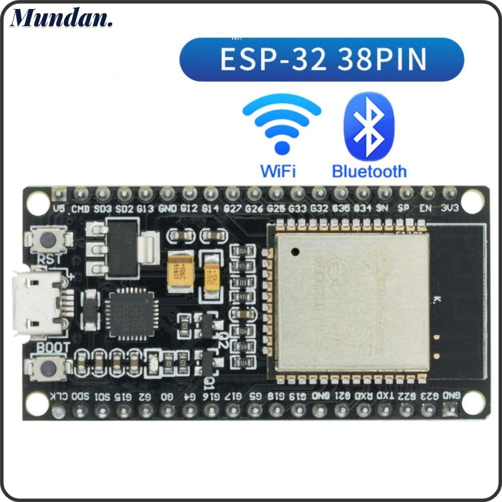 MUNDAN ESP32 ESP-32S Development Board, ESP-WROOM-32 Dual Cores Microcontroller Processor ...