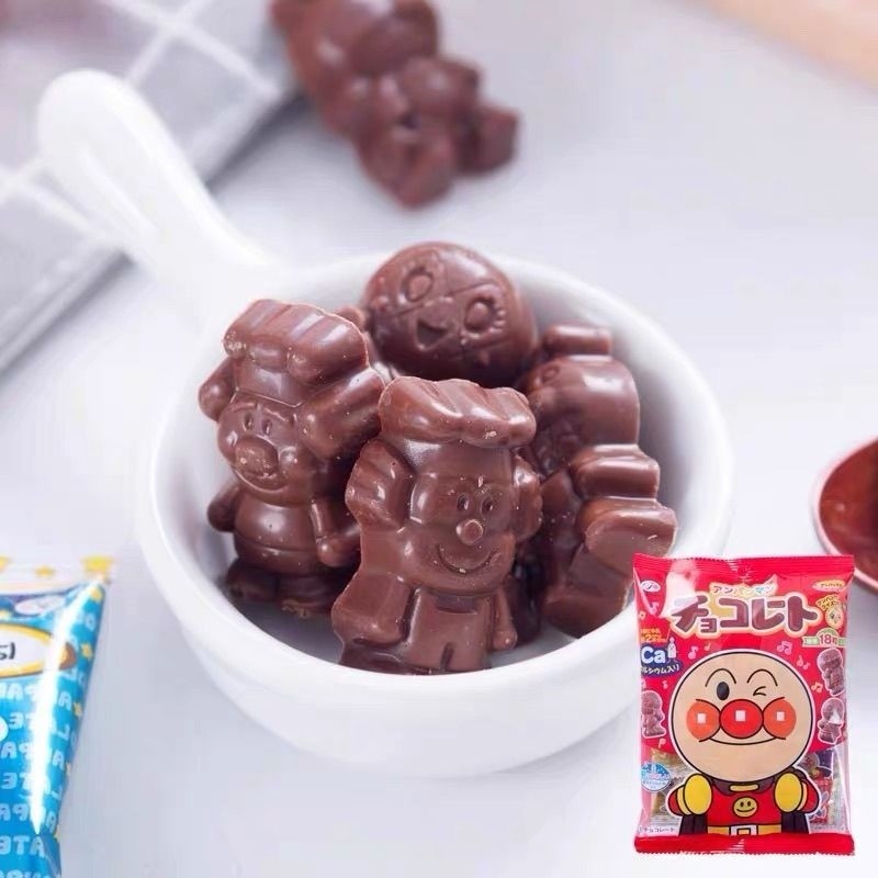 Imported Fujiya Imported Snacks Anpanman Milk Chocolate Candy Kinder ...