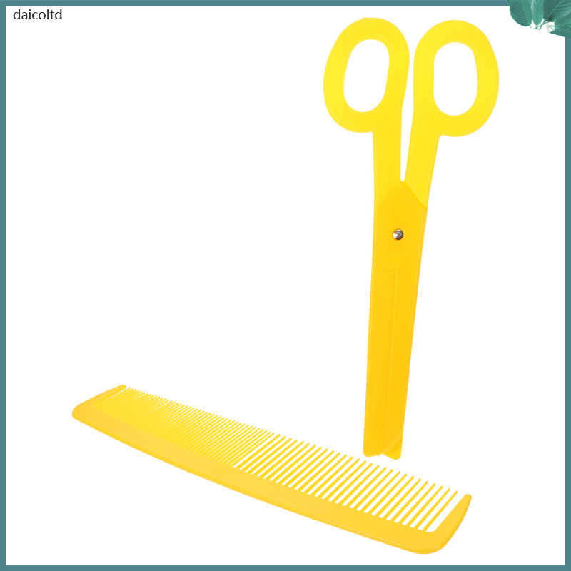 📦 2pcs Party Carnival Giant Comb Prop Carnival Scissors Halloween Jumbo ...