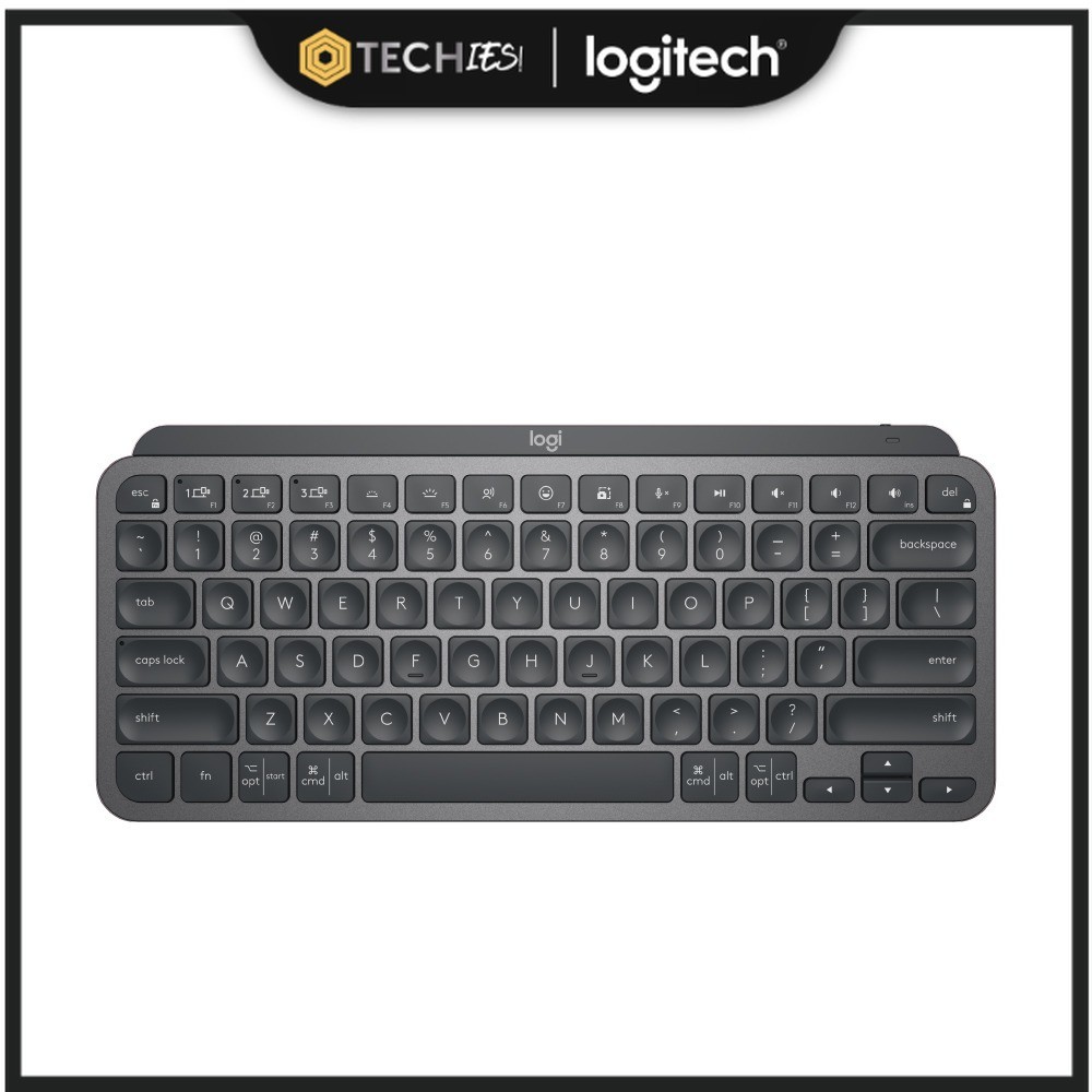 Logitech MX Keys Mini Minimalist Wireless Illuminated Keyboard, Compact ...