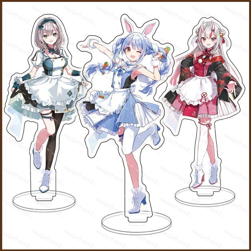 NS2 Hololive Anime Vtuber Figure Model Toy Standee Plate Holder Minato ...