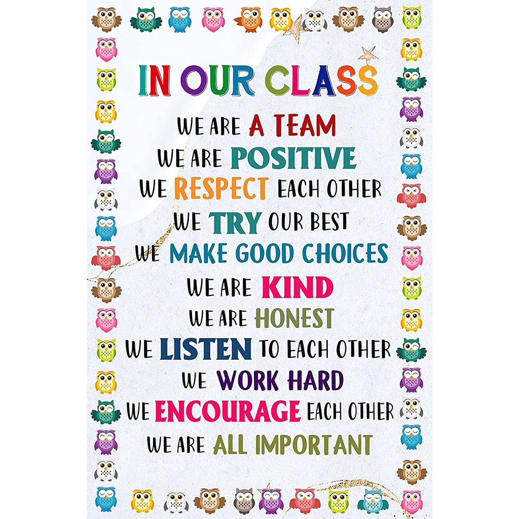 In Our Class We are a Team Poster For Teacher Classroom Printable ...