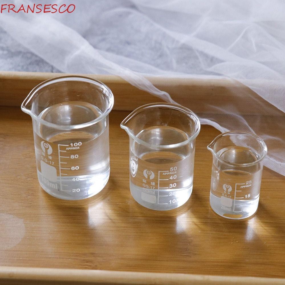 FRANCESCO Lipstick Heating Beaker, Thicken Heavy Glass Low Form Beakers ...