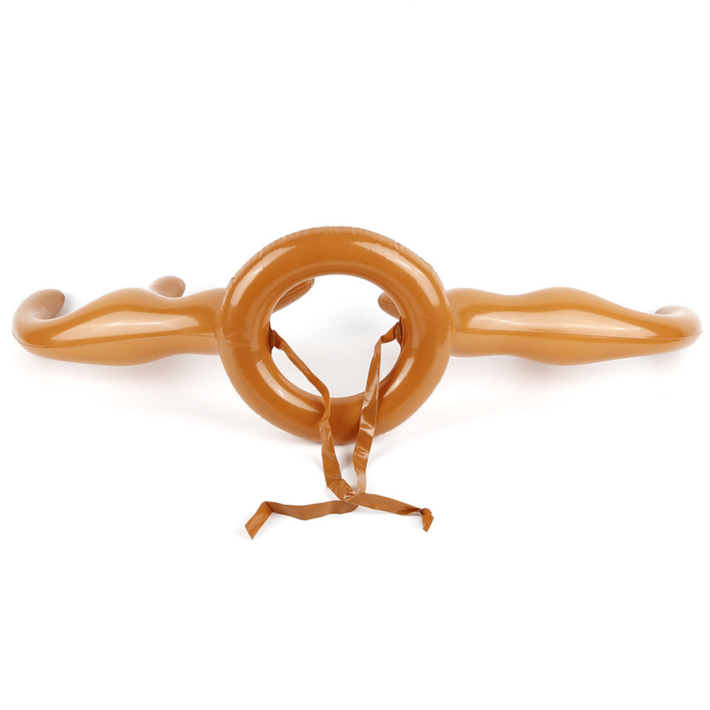 Christmas Holiday-Themed Fun Toy Party Game Inflatable Reindeer Antler ...